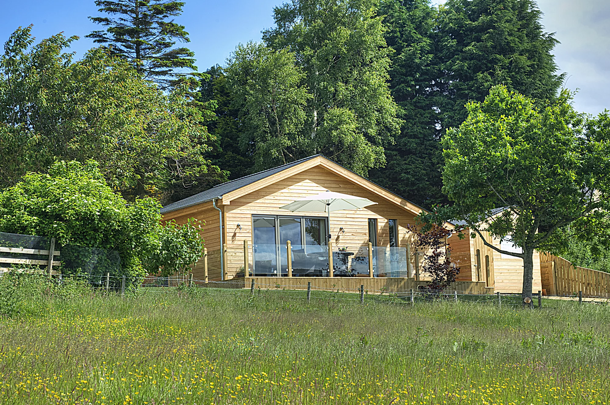 Woodside Lodge - Romantic luxury lodge near Hexham, Northumberland ...